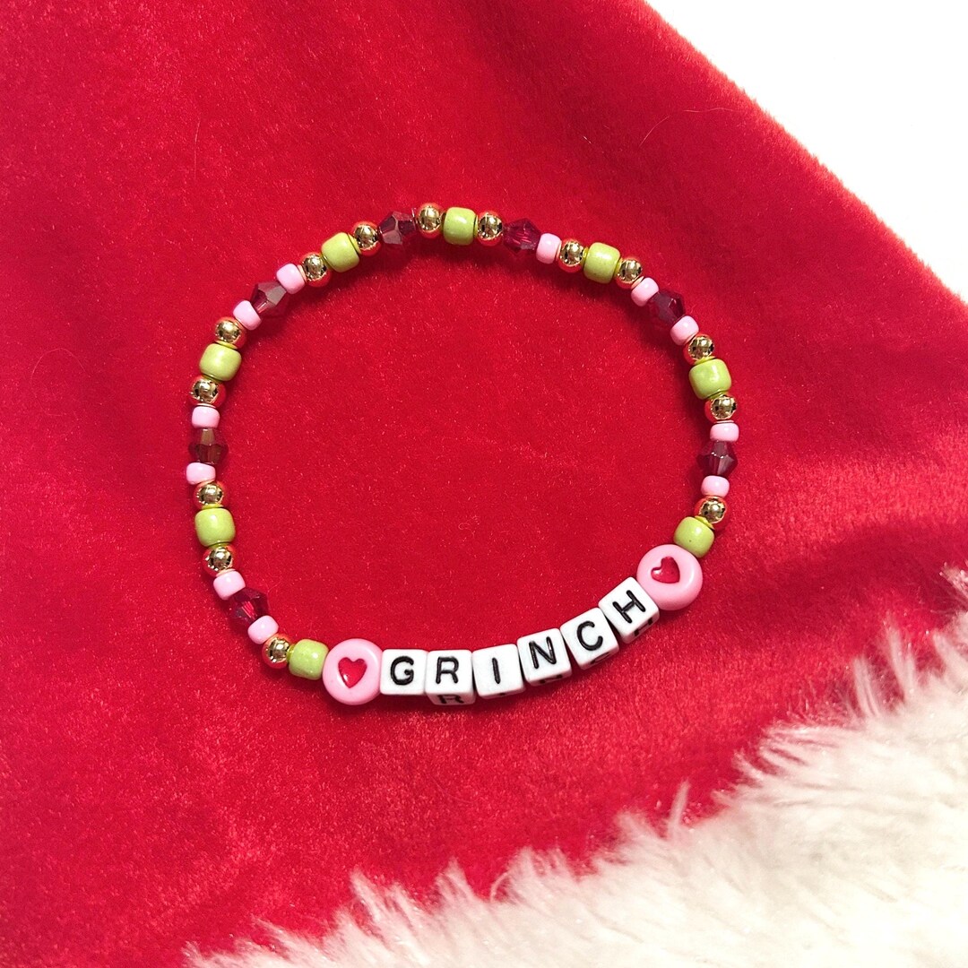 Grinch Bracelet - Etsy