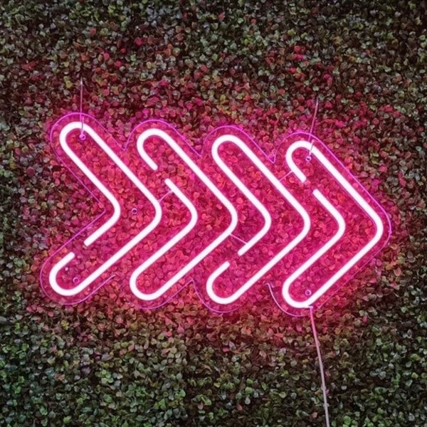 Lighted Arrow Sign - Etsy