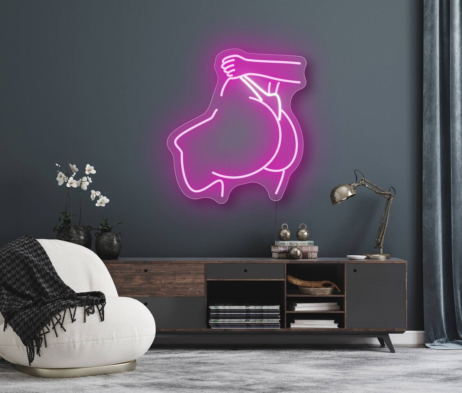 Sexy Neon Sign Ass Custom Led Neon Sign Body Light Neon Etsy