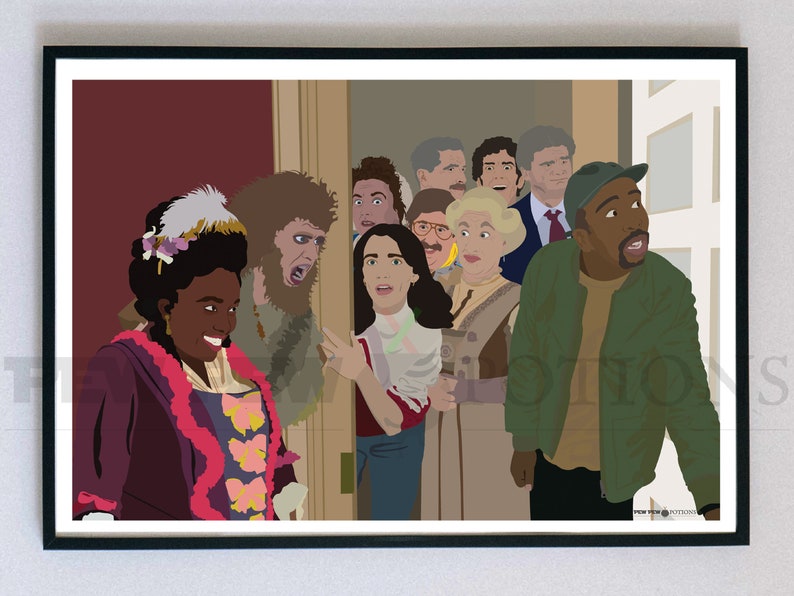 BBC Ghosts Inspired Digital Print Poster A4 - Etsy