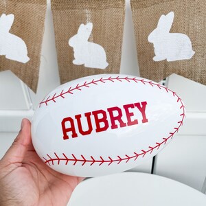 Personalized Jumbo Sports Themed Easter Egg - Etsy