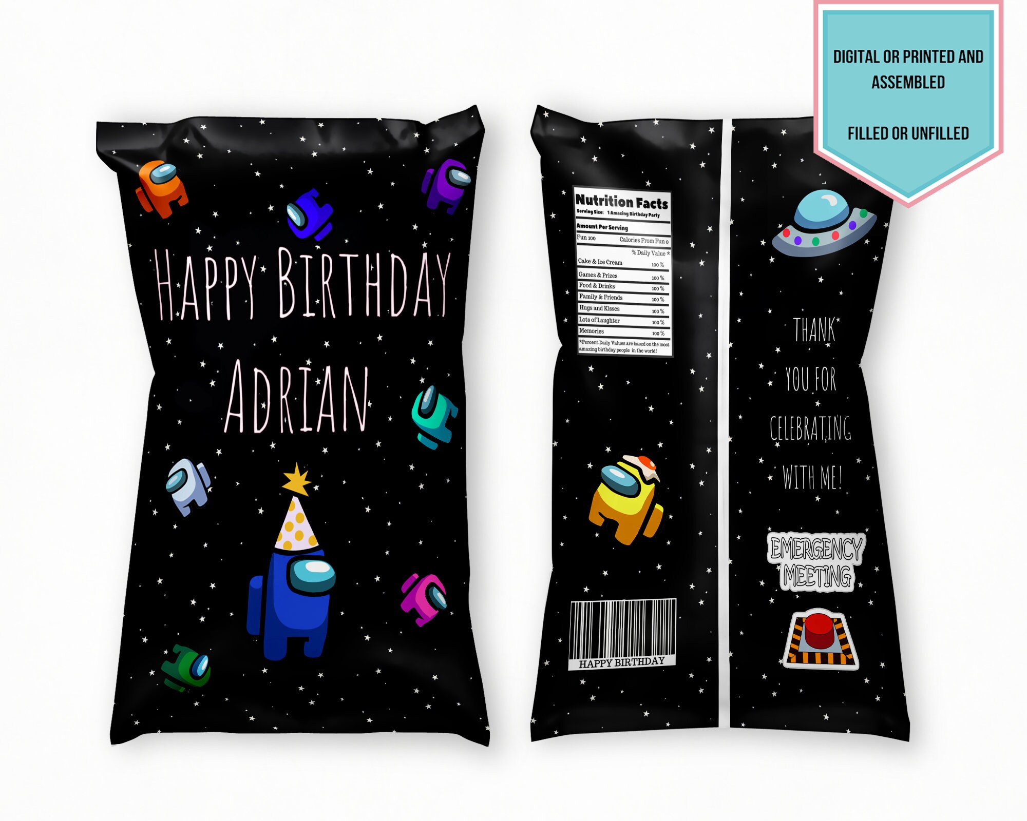 Invitations & Announcements E-MAILED FILE Among Us Party Among Us Party ...