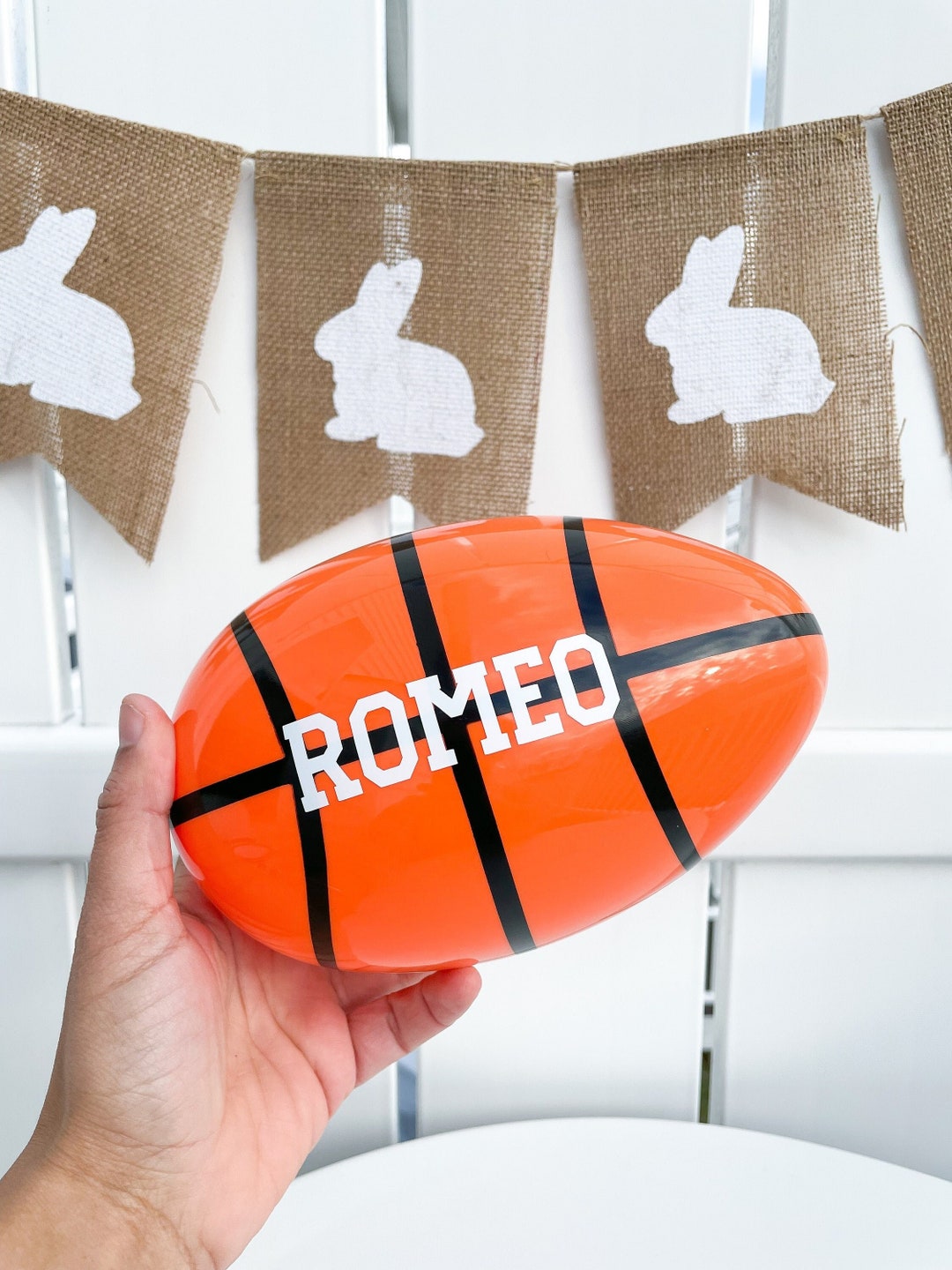 Personalized Jumbo Sports Themed Easter Egg - Etsy