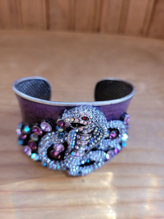 Snake Cuff Bracelet - Gem