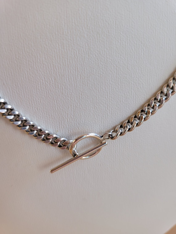 Silver Chain Necklace - Gem