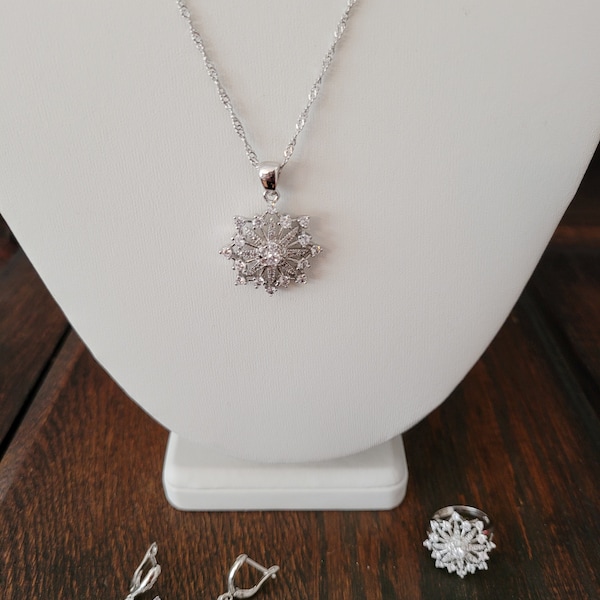 Snowflake Jewelry - Etsy