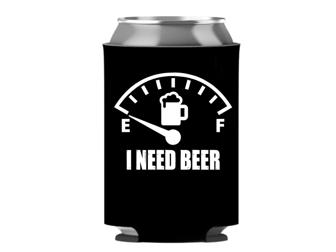 I Need A Beer Beer Can Holder Drink Holder Drink Sleeve Etsy