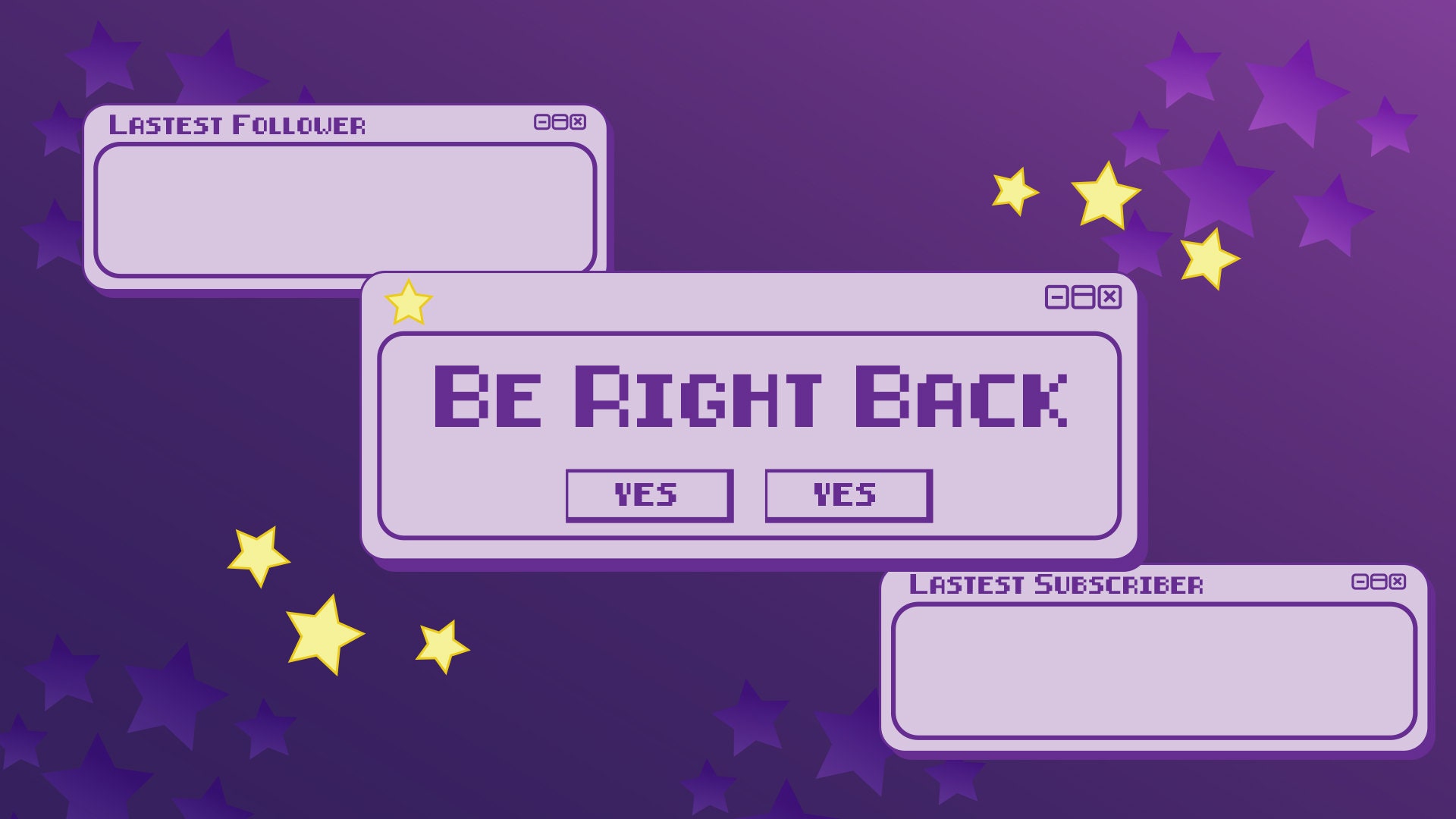 Retro PC Stream Overlay Pack -FULLY ANIMATED- - Etsy