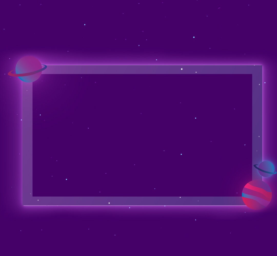 Animated Space Themed Stream Overlay Pack - Etsy