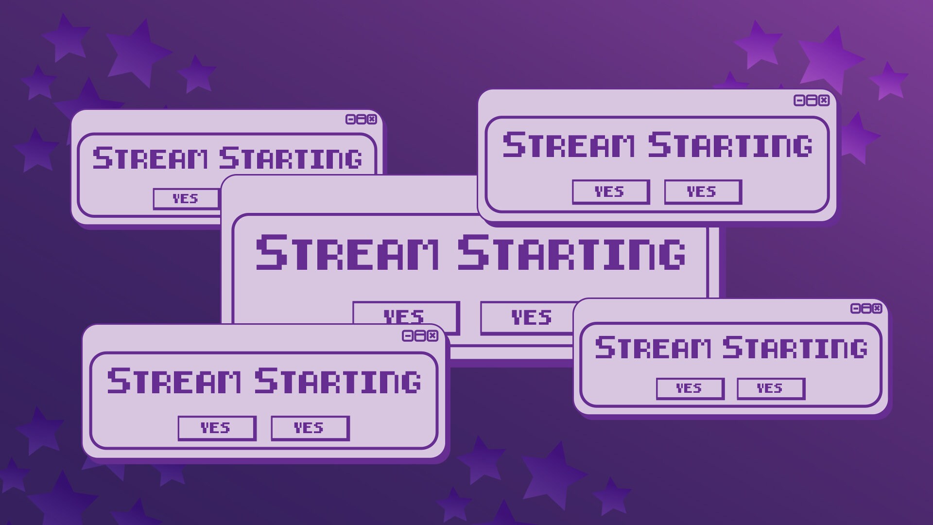 Retro PC Stream Overlay Pack -FULLY ANIMATED- - Etsy