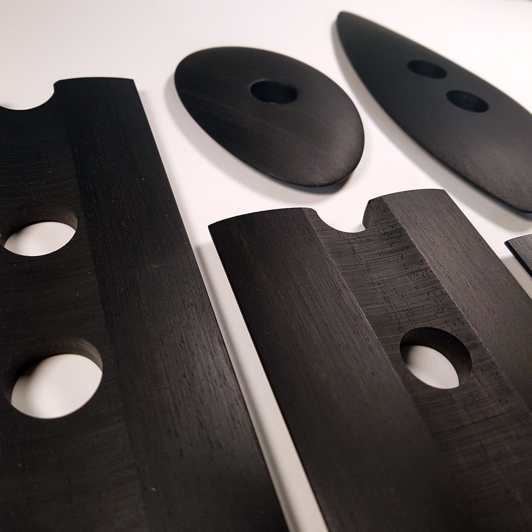 Luxury Five Pieces Tool Kit for Wheel Thrown Pots Made From Black Ebony ...