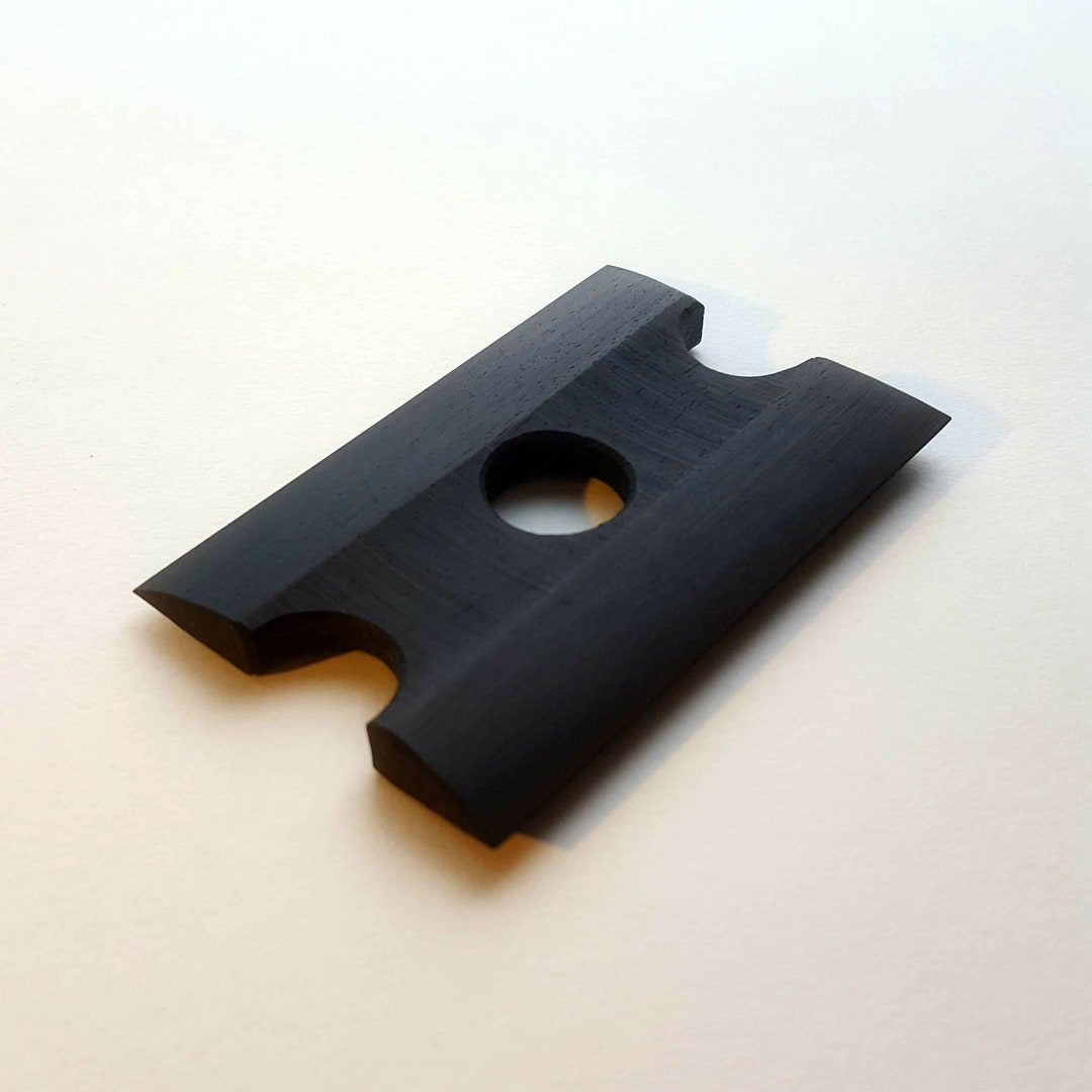 Small Rotating Rail Ebony / Ebony Throwing Rib - Etsy