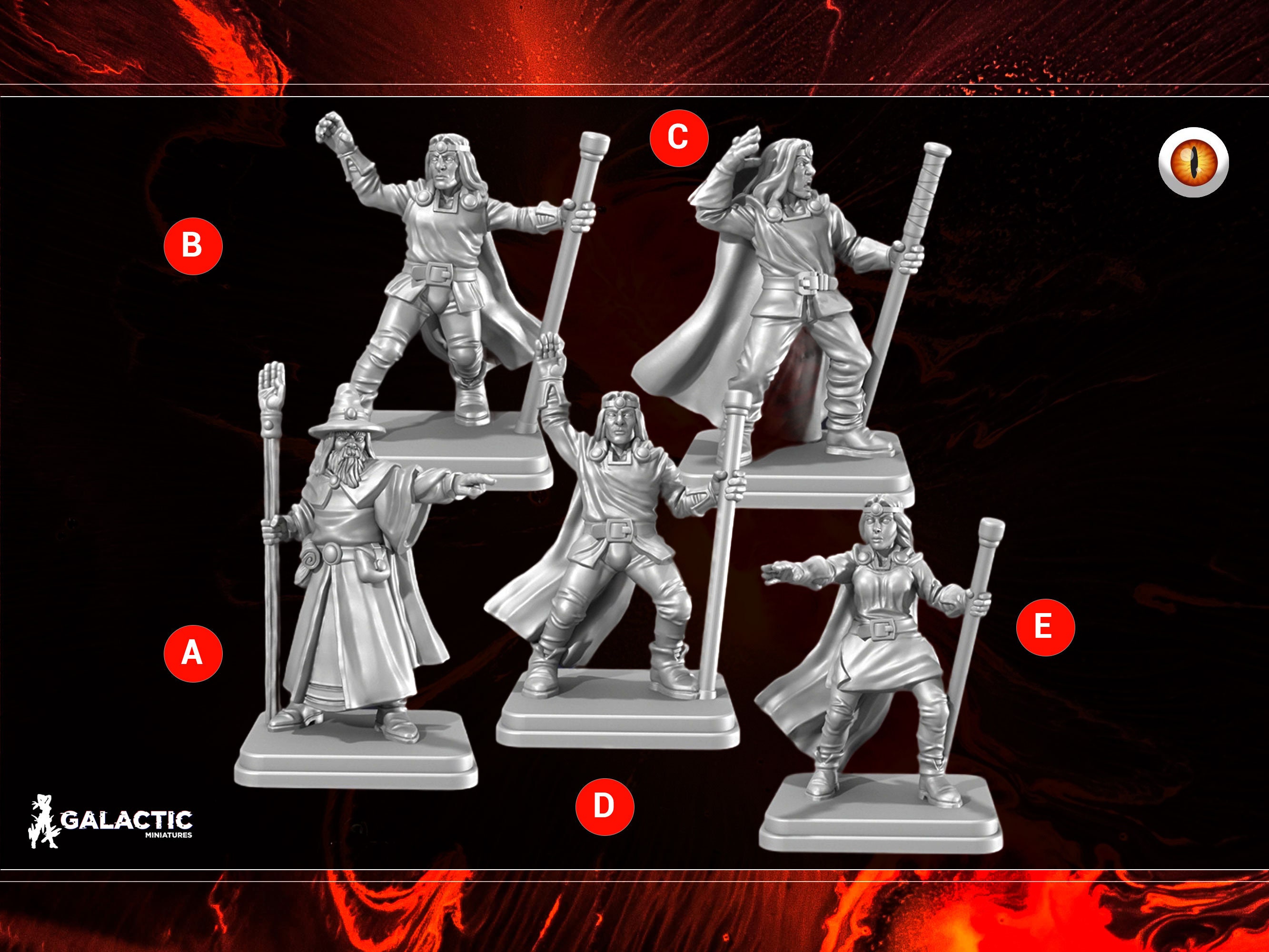 Wizard miniature Wizard mini Dnd wizard miniature Dnd | Etsy