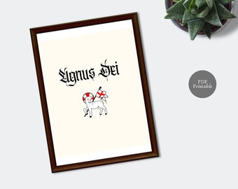 Agnus Dei Poster - Etsy
