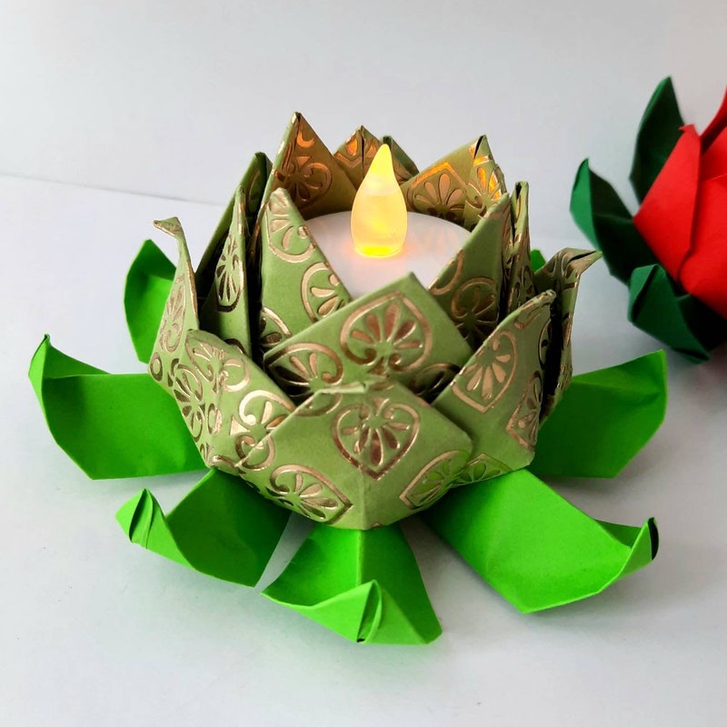 Origami Lotus - Etsy