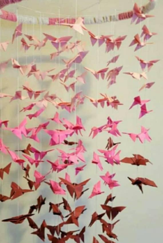Easy Origami Butterfly Mobile SHRINKY DINK BUTTERFLY MOBILE Crafts Mad