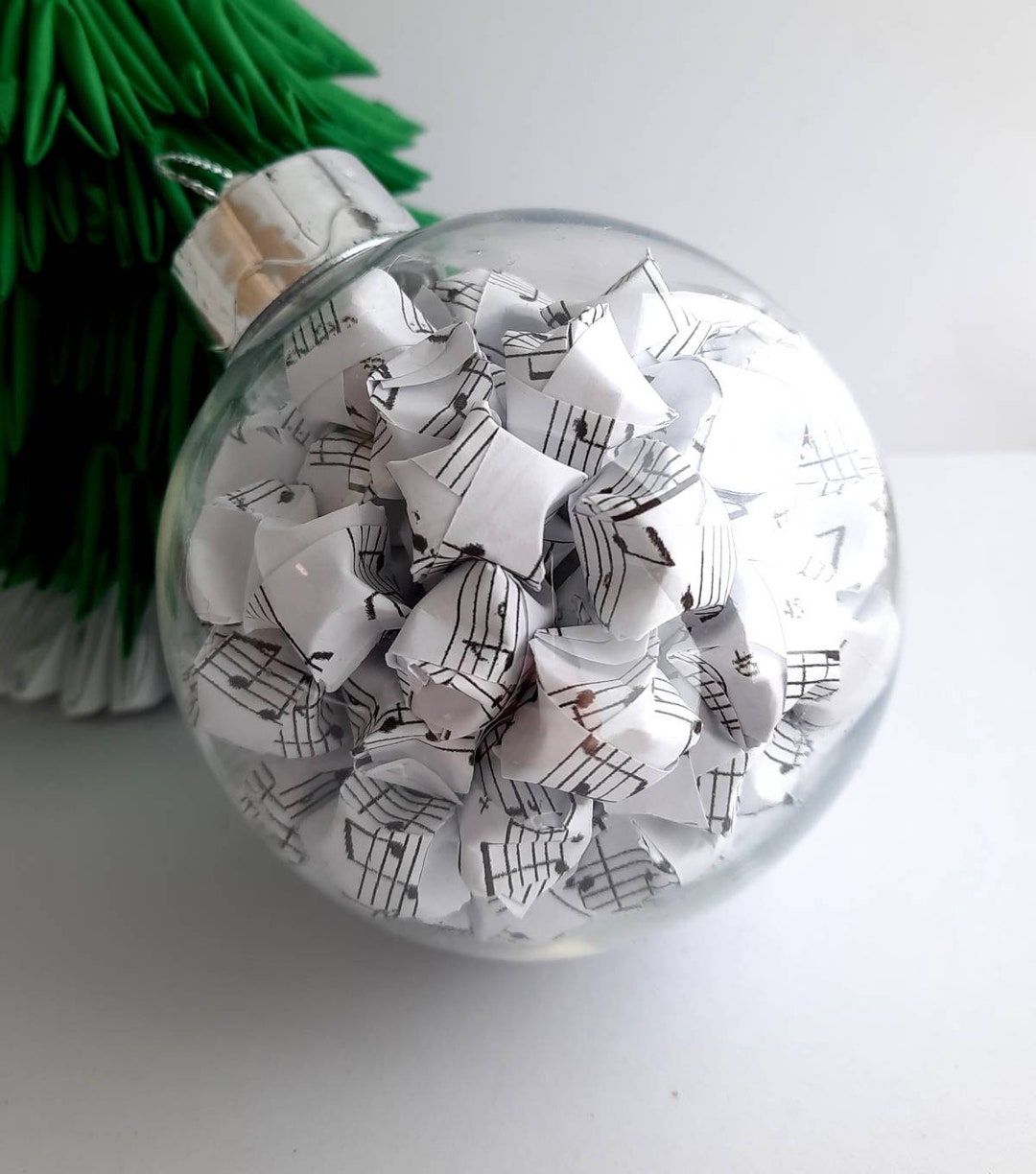 Christmas Baubles, Music Sheet Ornaments for Teacher, Christmas ...
