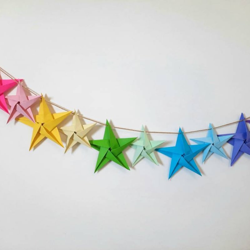 Star Garland - Etsy