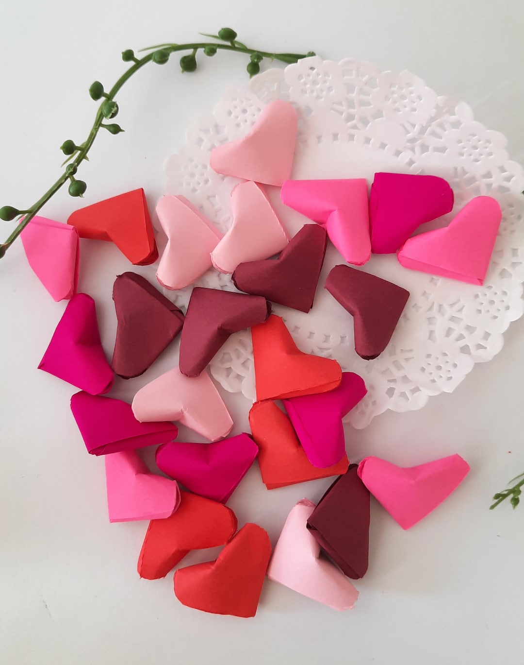 Mixed Origami Red and Pink Heart | Valentines Day | Gift for Her ...