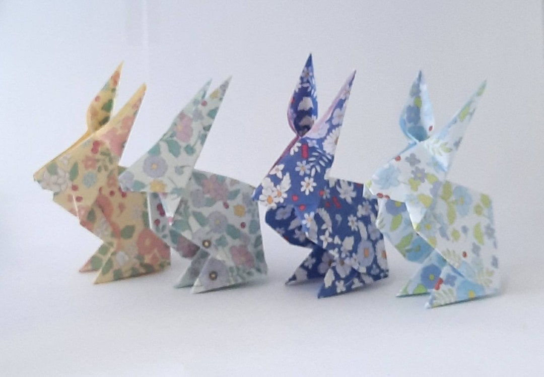 Origami Bunny | Origami Easter Bunny | Origami Rabbit | Origami Decor ...