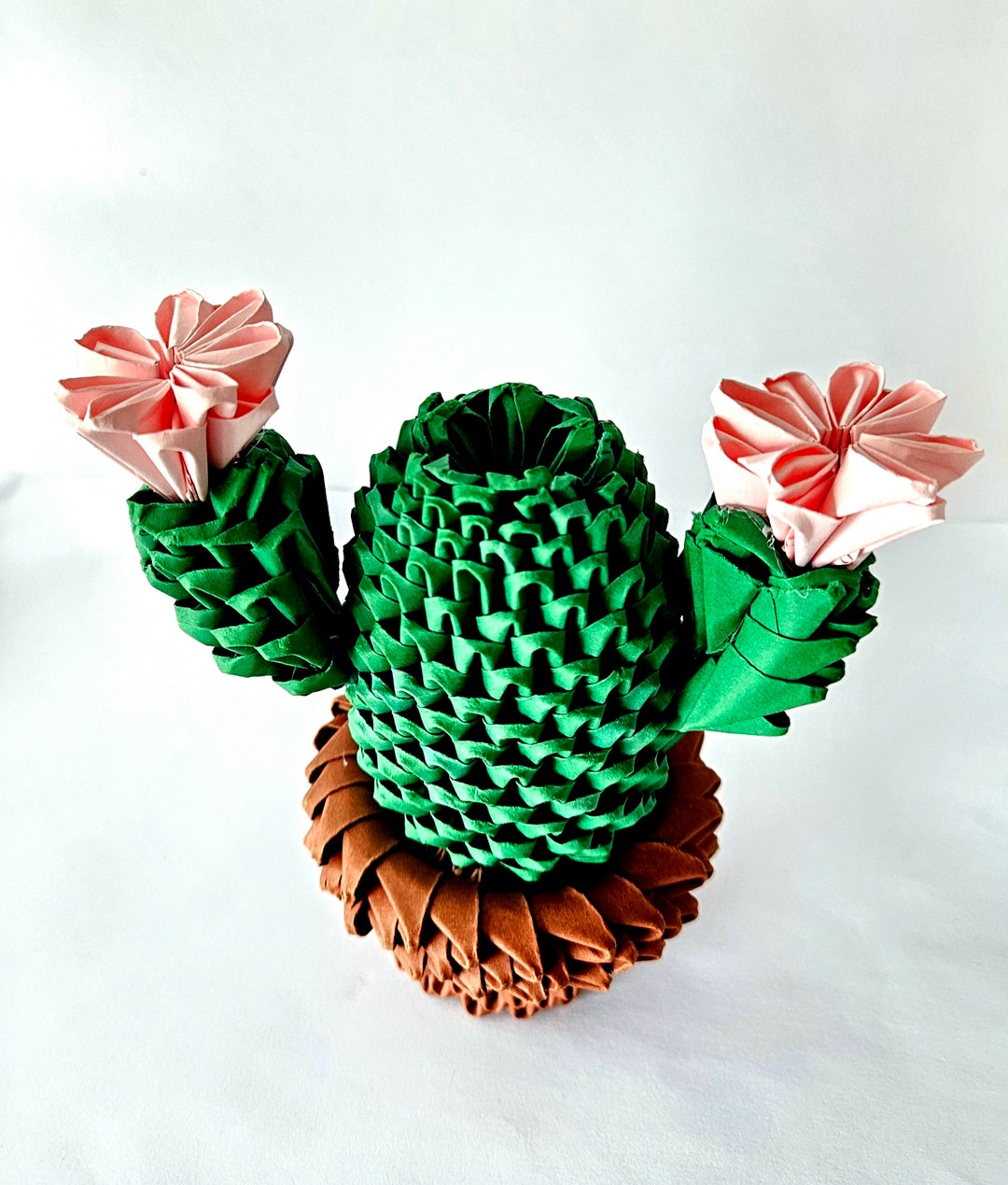 3D Origami Cactus, Cactus Lover Gift, Cactus Gift Idea, Home ...