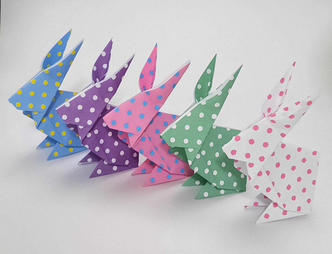 Origami Bunny | Origami Easter Bunny | Origami Rabbit | Origami Decor ...