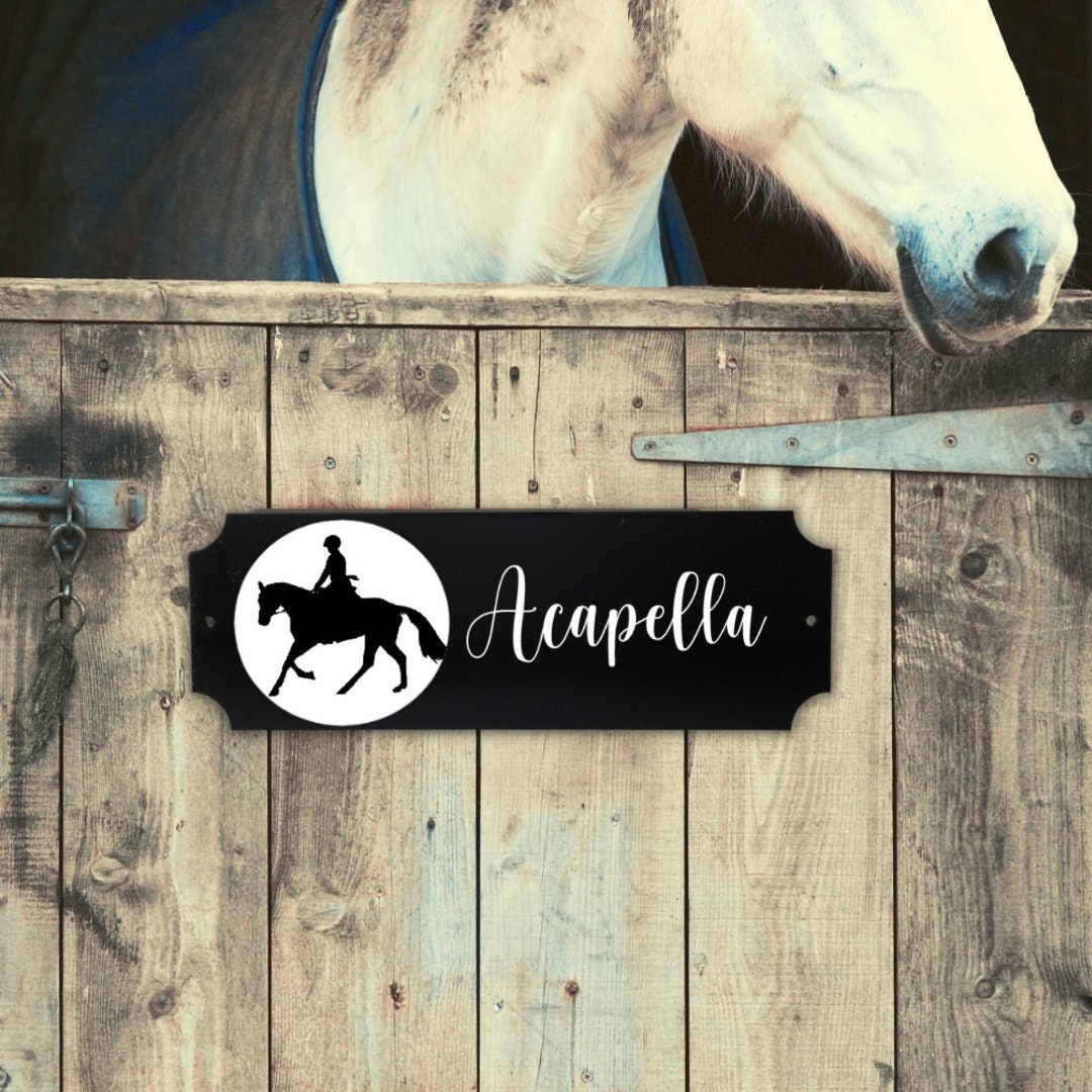 Personalised Stable Sign, Stable Door Sign, Stable Name Plaque, Name ...