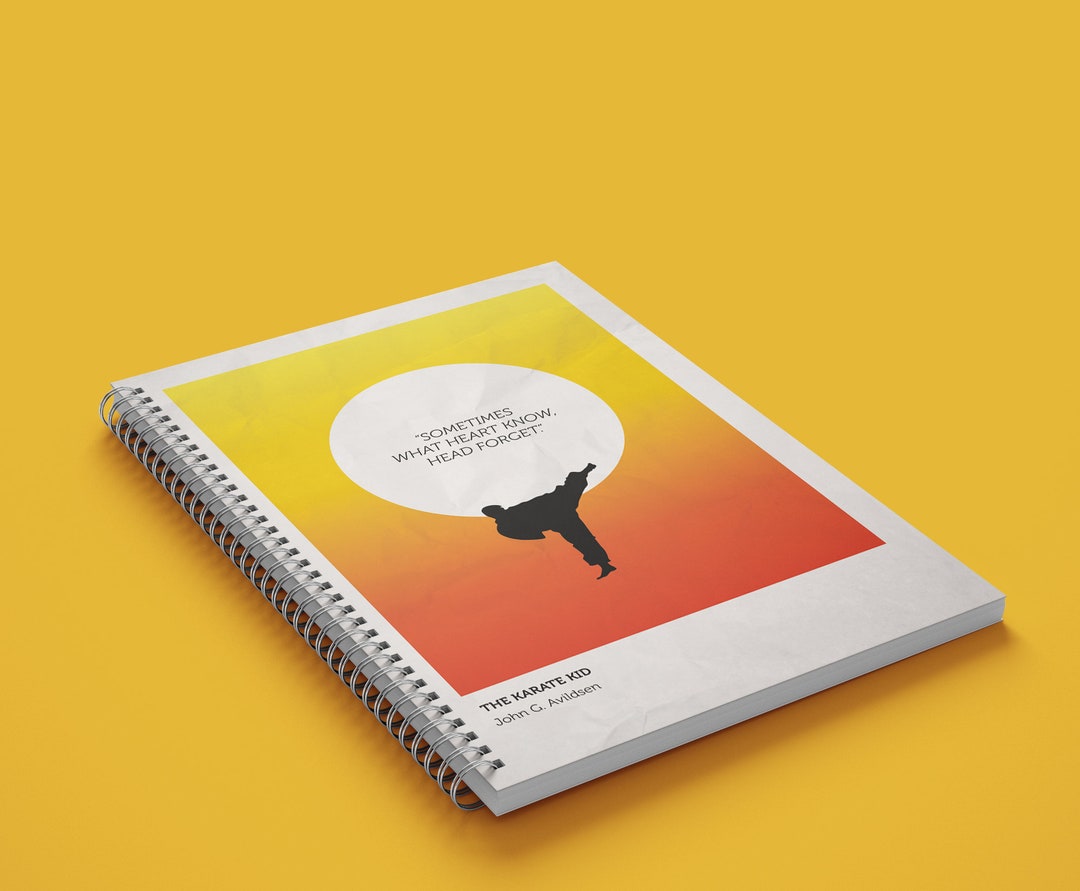 Karate Kid Movie Notebook A5 Spiral Notepad - Etsy