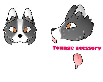 Spot Fursuit Border Collie Puppy Fursona Fursuit Realistic Cospaly ...
