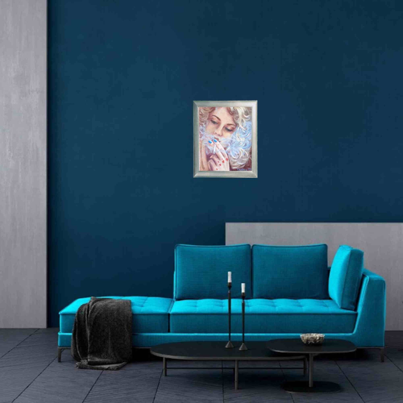 Fallen Angel Artwork People Original Art Face Wall Art - Etsy