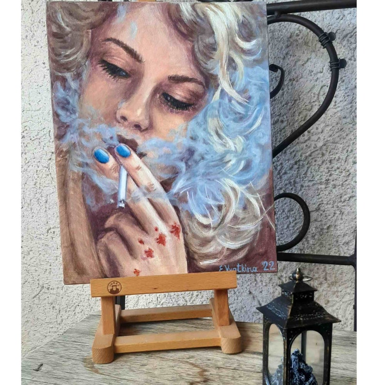 Fallen Angel Artwork People Original Art Face Wall Art - Etsy