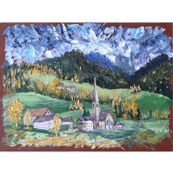 Alpine Painting - Etsy