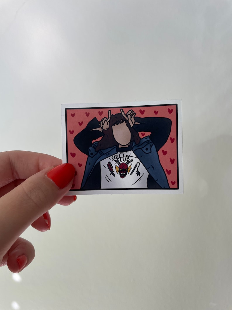 Eddie Munson Sticker Stranger Things Sticker Traditional - Etsy