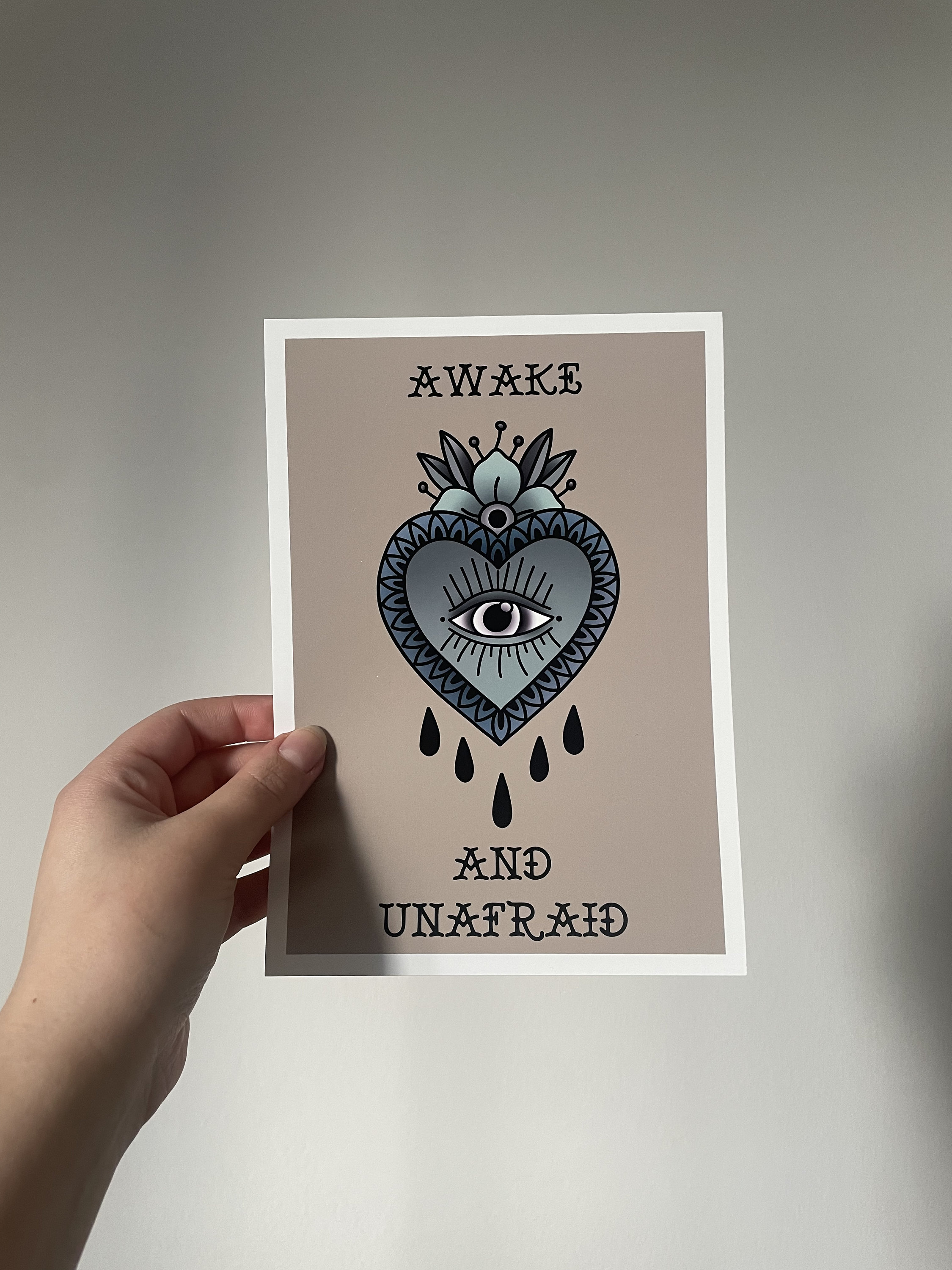 My Chemical Romance Inspired Art Print Traditional Tattoo - Etsy