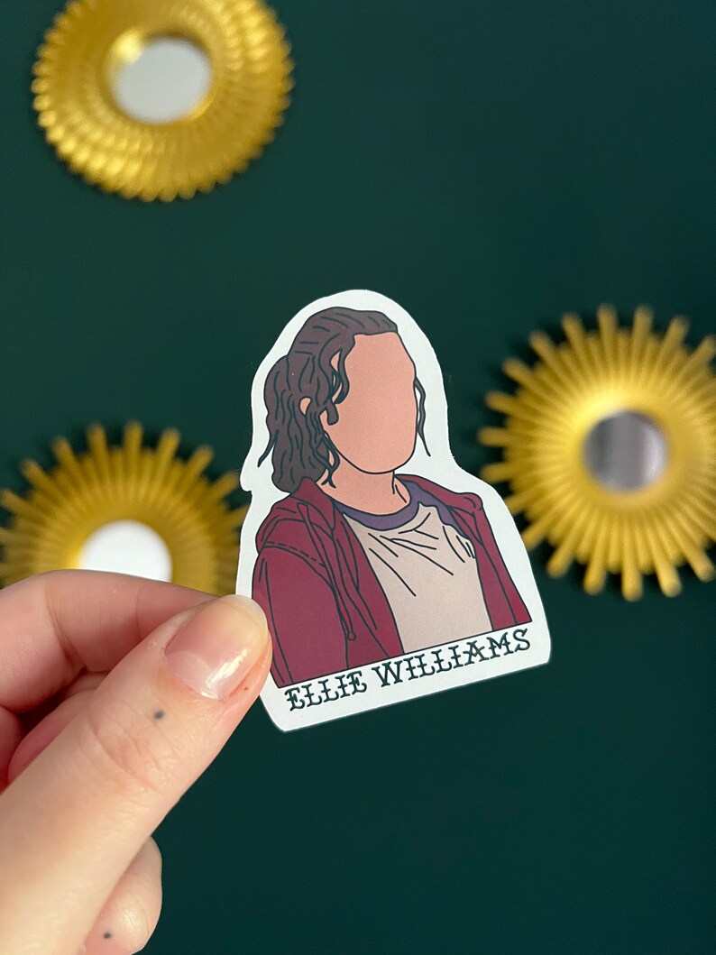 The Last of Us Sticker, Ellie Williams Sticker, Traditional Tattoo Art ...