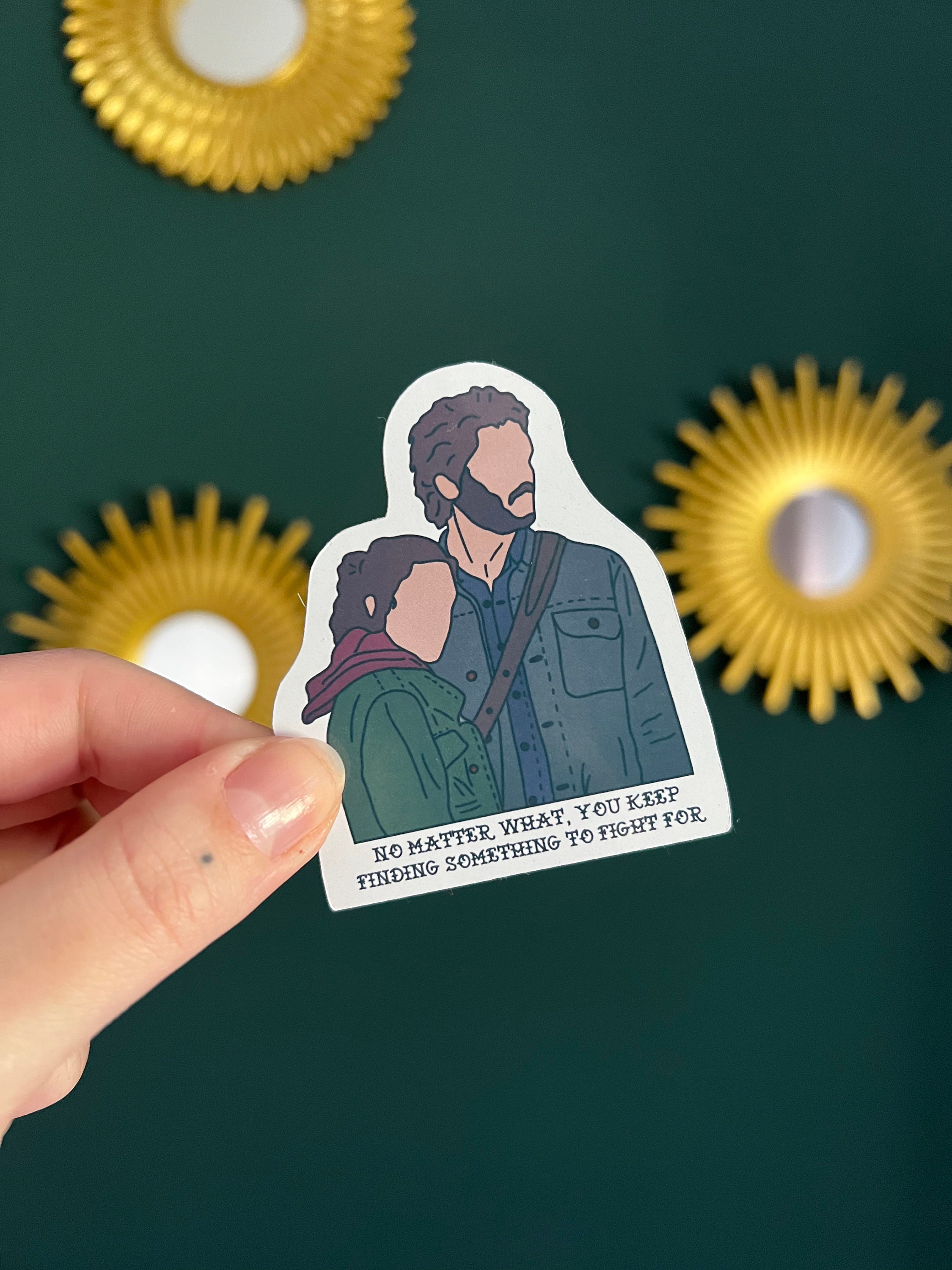 The Last of Us Sticker, Ellie and Joel Sticker, Sticker for Journal ...