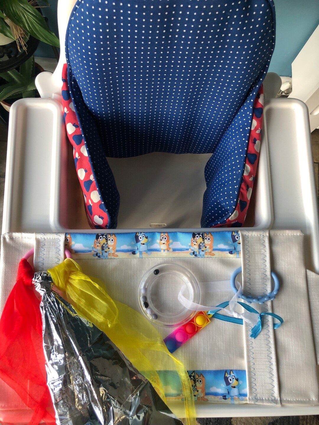 Bluey Highchair Playmat - Etsy