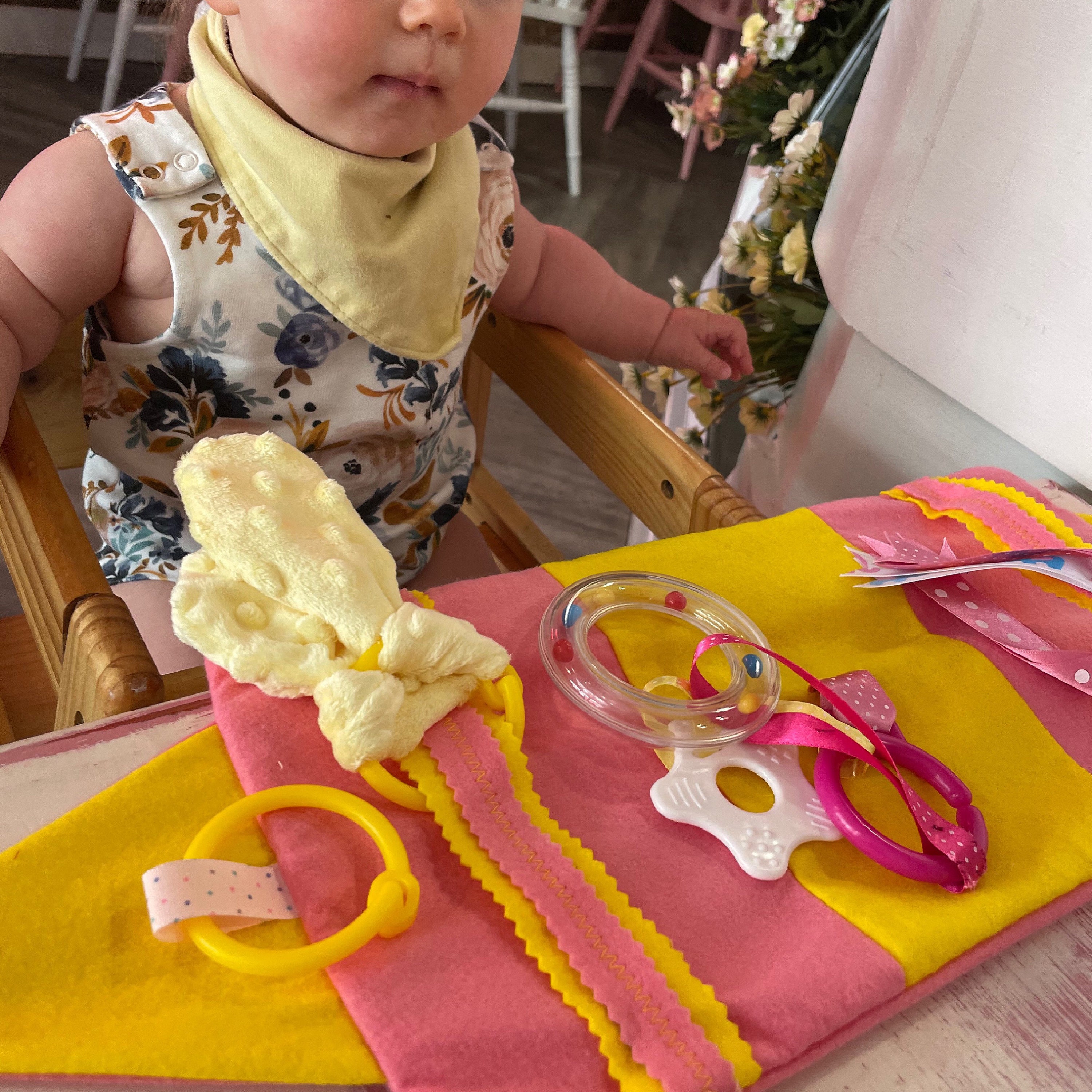 Baby Activity High Chair Playmat - Etsy UK