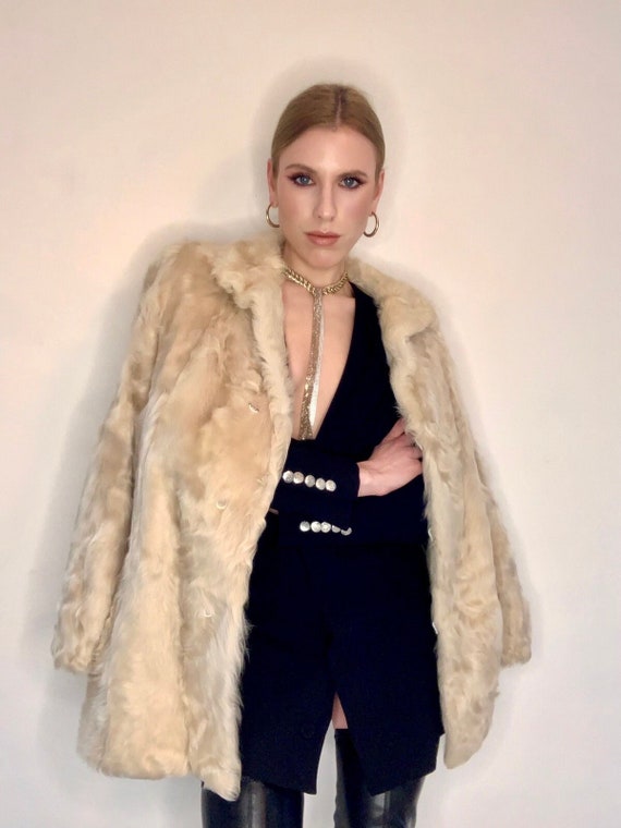 70s French Orylag Fur Coat Vintage Custom Made - Gem