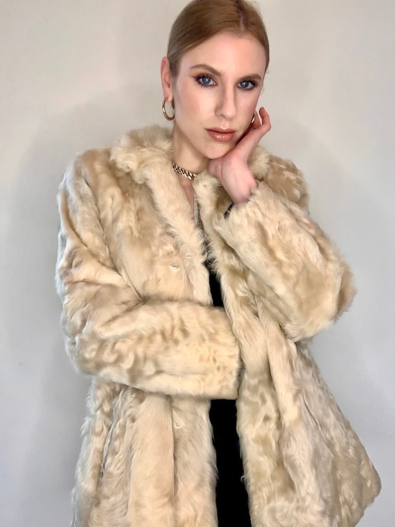 70s French Orylag Fur Coat Vintage Custom Made - Gem