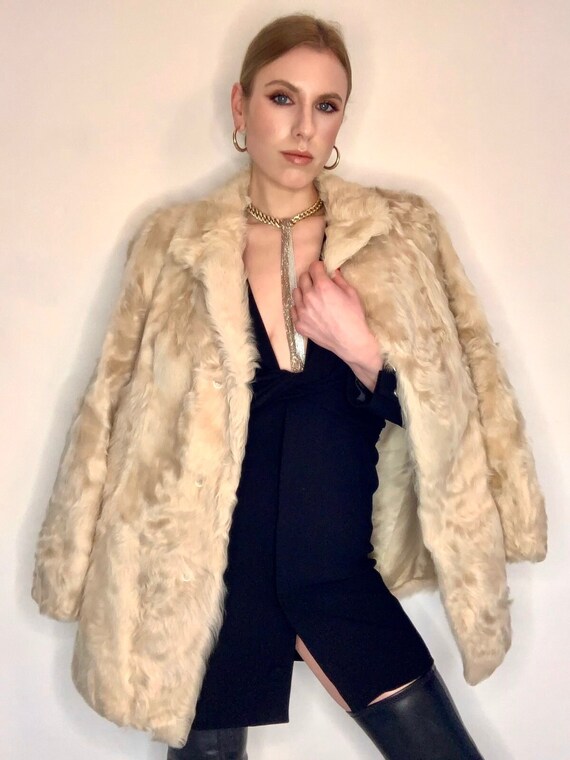 70s French Orylag Fur Coat Vintage Custom Made - Gem