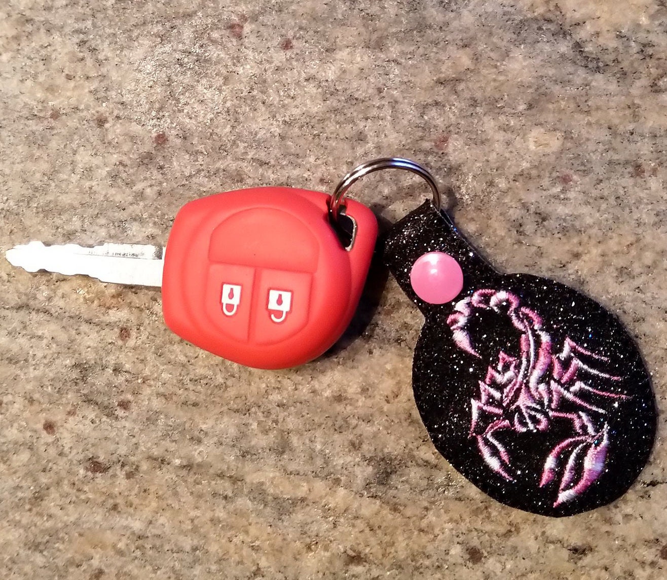 Scorpion Snap Tab machine embroidery design | Etsy