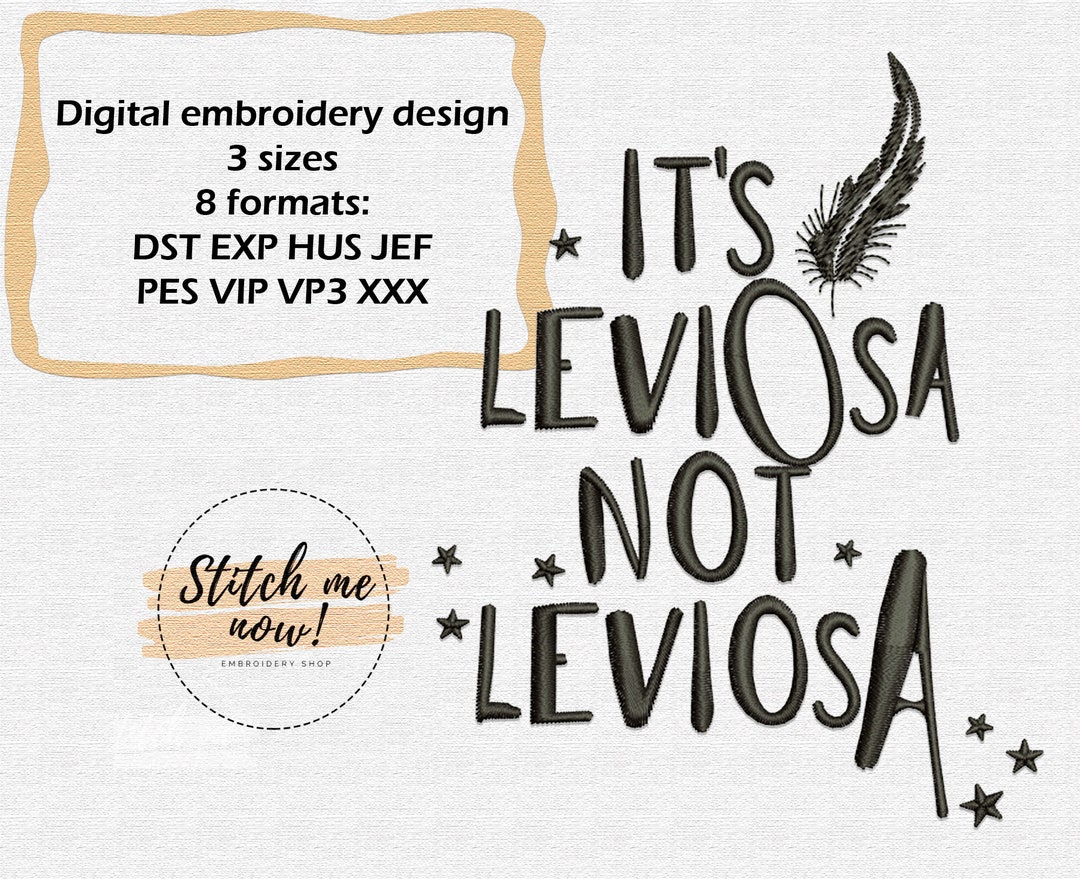 Levitation Spell Machine Embroidery Design - Etsy