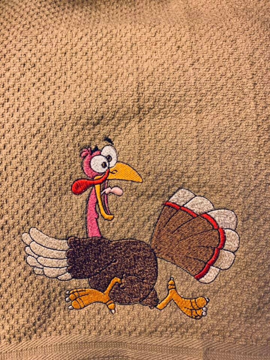 Running Turkey Machine Embroidery Design Thanksgiving Day - Etsy