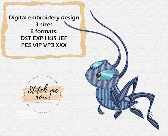 Cricket Machine Embroidery Design - Etsy