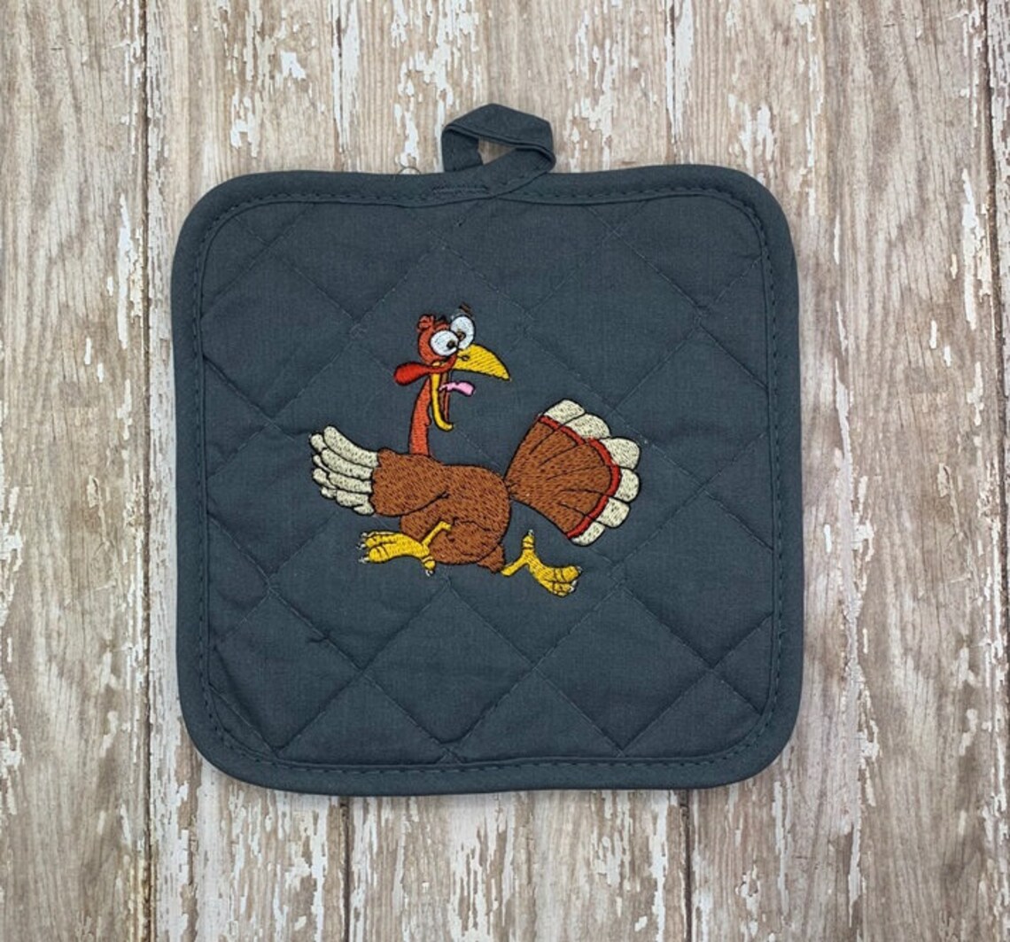 Running Turkey Machine Embroidery Design Thanksgiving Day - Etsy