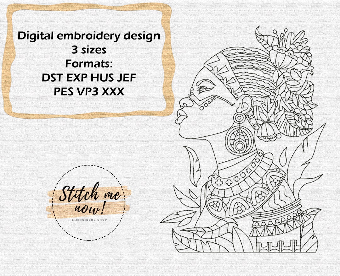 Tribal Machine Embroidery Design - Etsy