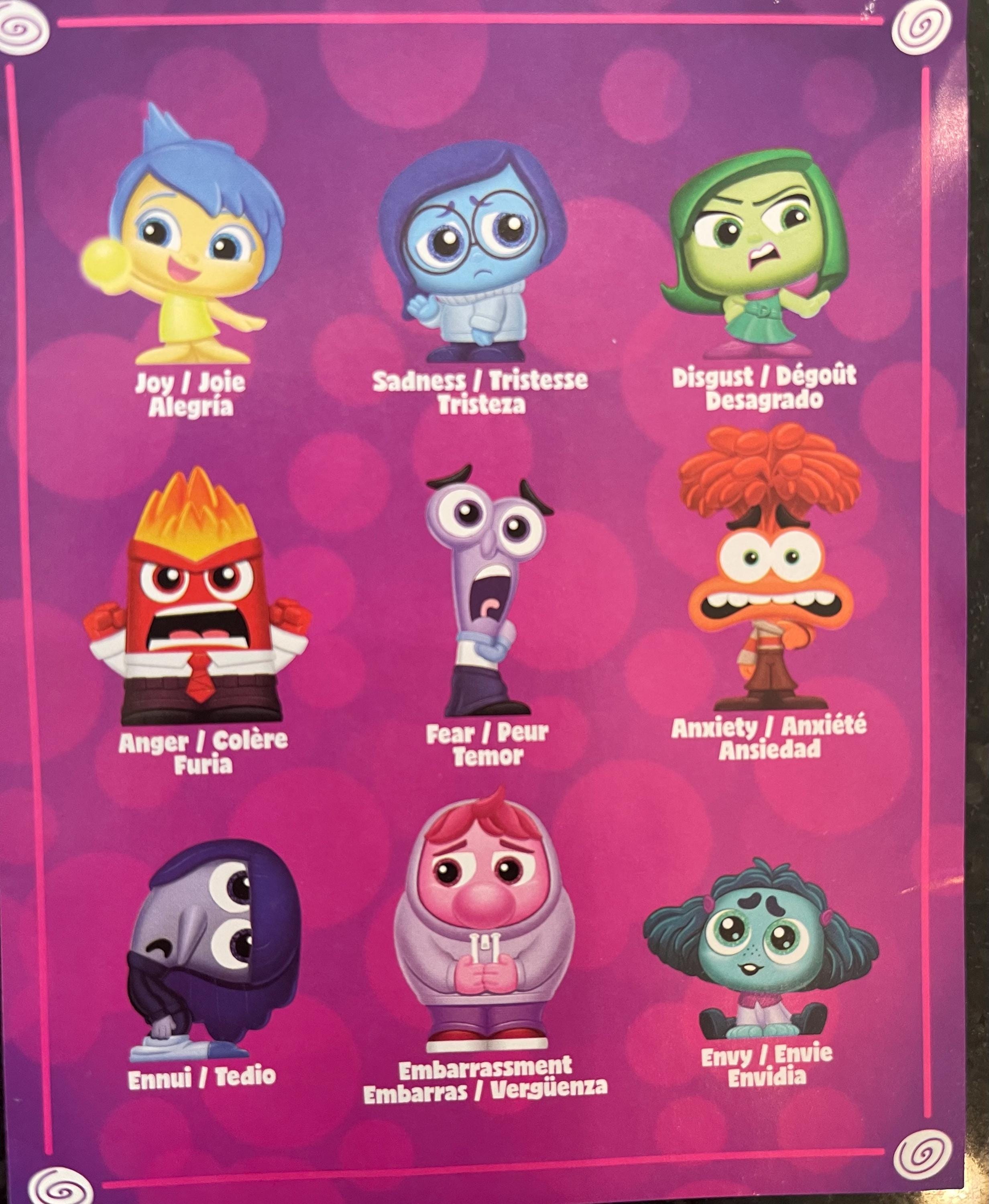 Inside Out 2: Single Character - Etsy