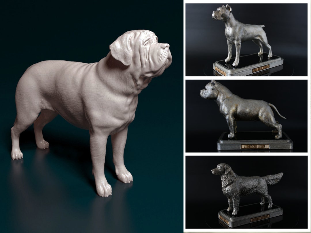 Personalized English Mastiff Dog Statue - Etsy