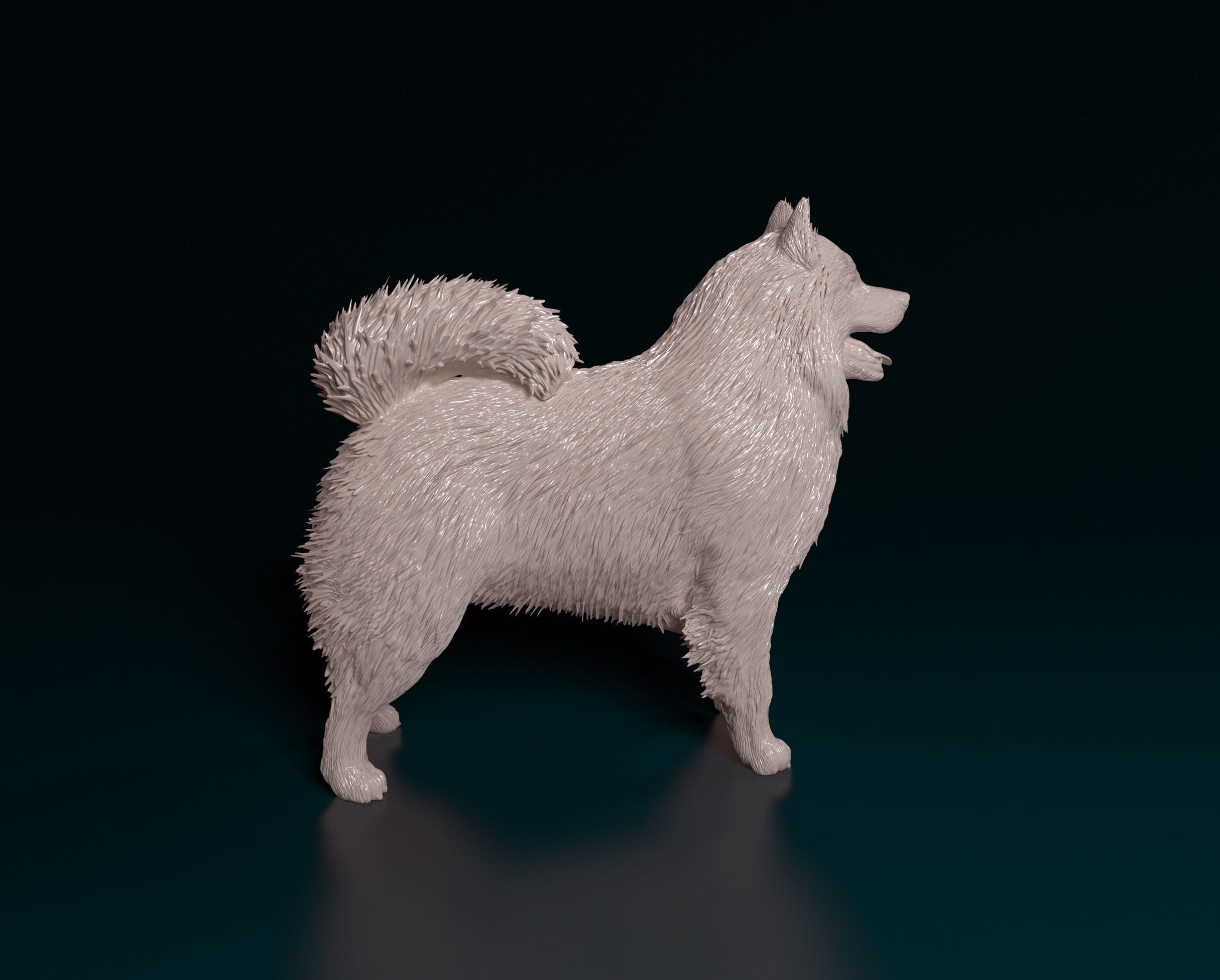 Personalized Samoyed Dog Statue - Etsy